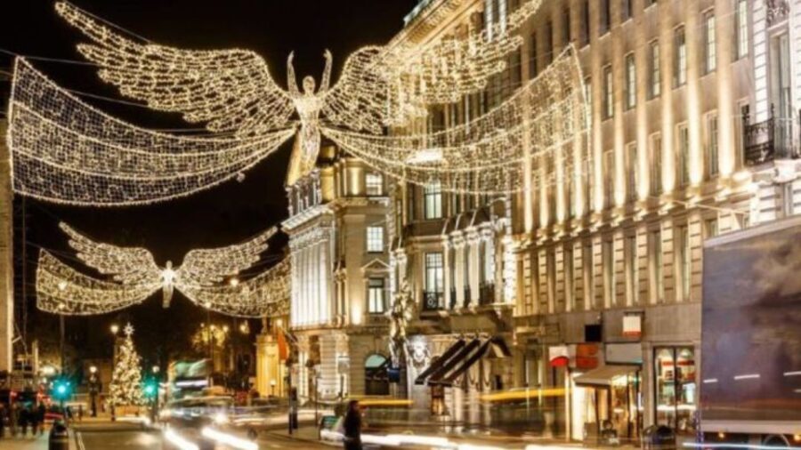 London: Christmas Lights Tour, Mince Pies, & Festive Drinks - The Route and Landmarks