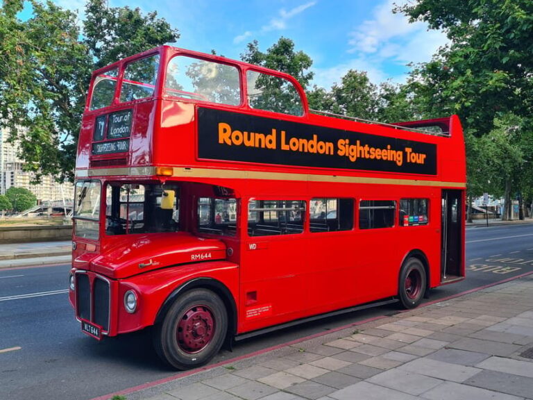 London: Guided Sightseeing Tour on a Vintage Open-Top Bus - Who Should Consider This Tour?