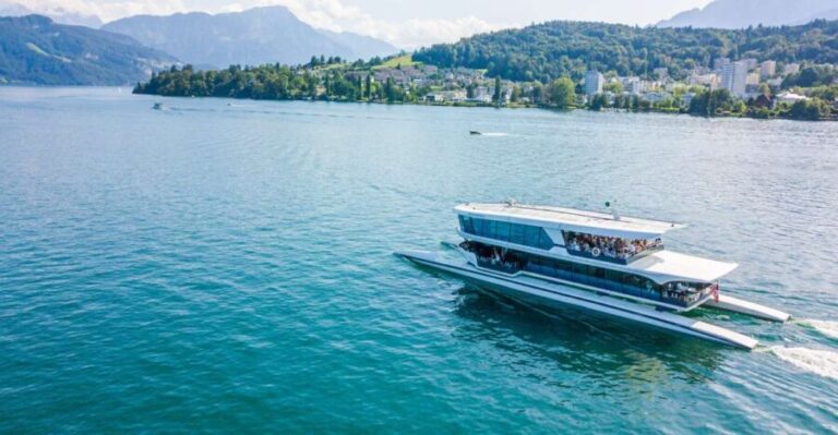 Lucerne: Round-Trip Catamaran Cruise on Lake Lucerne - An Overview of the Experience