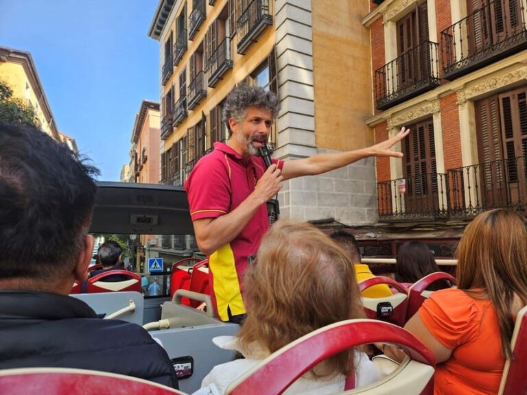 Madrid: Open-Top Big Bus Sightseeing Tour with Live Guide - The Practicalities
