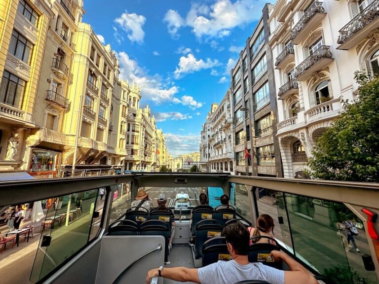 Madrid: Panoramic Open-Top Bus Day or Night Tour with Guide - Price and Value