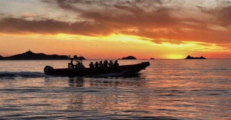Magic Sanguinaires Sunset from Ajaccio/Porticcio  Aperitif - Discovering the Sanguinaires Islands