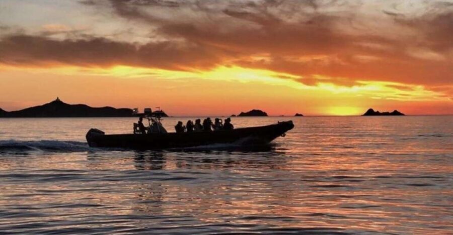 Magic Sanguinaires Sunset from Ajaccio/Porticcio  Aperitif - Discovering the Sanguinaires Islands