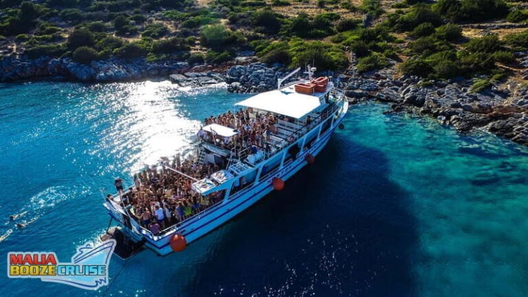 Malia: Booze Cruise Boat Party with Live Dj - The Itinerary in Detail
