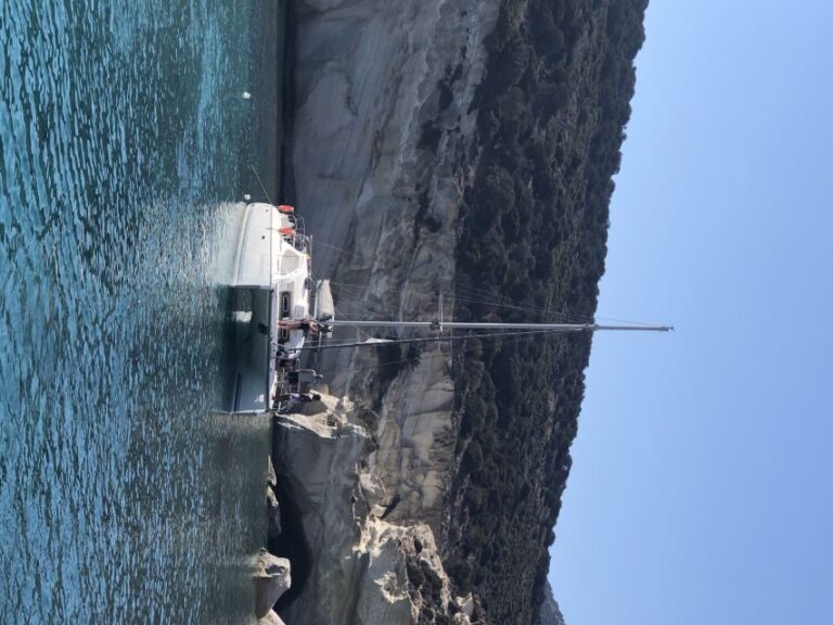 Milos: Sunset Catamaran Cruise with Kleftiko Visit - An In-Depth Look at the Milos Sunset Catamaran Cruise