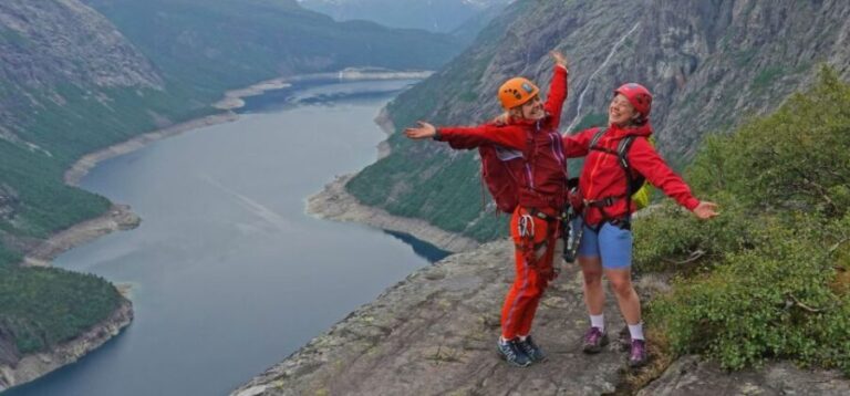 Odda: Full-Day Trolltunga Via Ferrata & Sky Ladder Adventure - The Via Ferrata: Climbing with a View