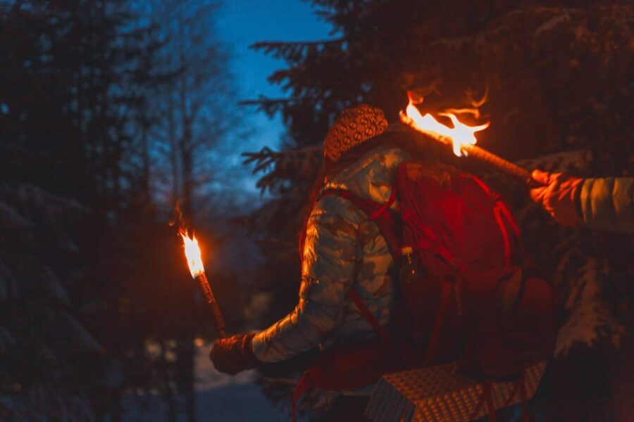 Oslo: Snowy Forest Torchlight Walk with Campfire - What’s Included and What You Need to Know