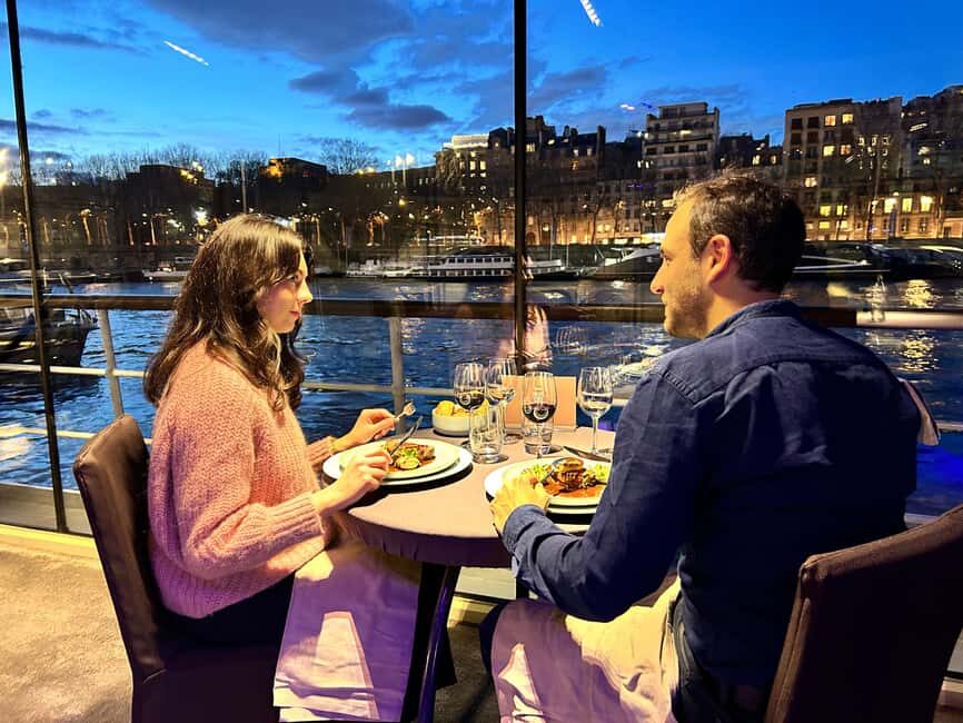 Paris: 3-Course-Dinner Cruise with Wine on the Seine River - Authentic Experiences from Reviews