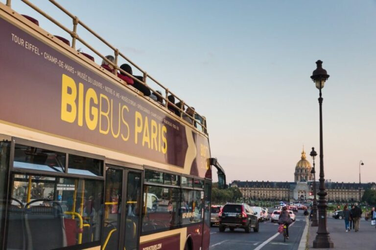 Paris: Big Bus Hop-on Hop-off Tour and Seine River Cruise - The Seine River Cruise: A Relaxing Water Perspective