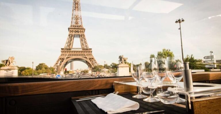 Paris: Bustronome Gourmet Dinner Tour - The Itinerary and Sights