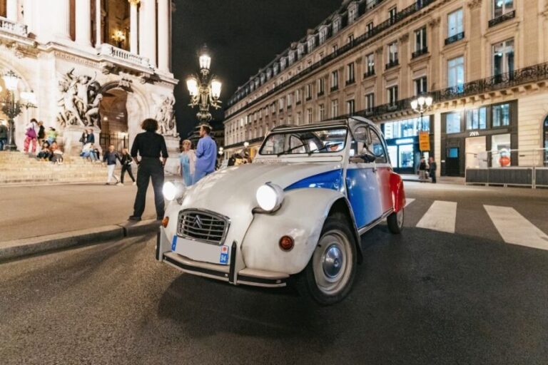 Paris: Discover Paris by Night in a Vintage Car with a Local - Key Points