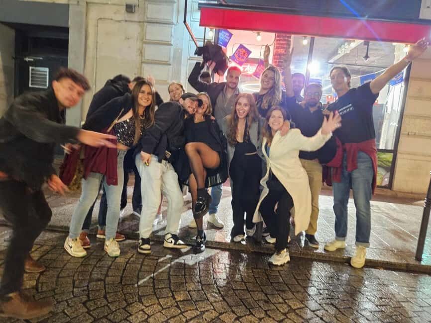 Paris: Pub Crawl with Shots and Nightclub Entry - What to Expect at Each Stop