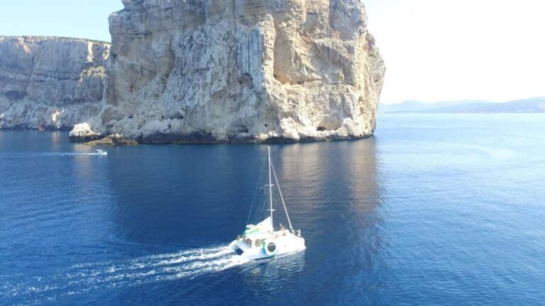 Porto Conte: Half-day catamaran tour with aperitif - The Itinerary: What to Expect