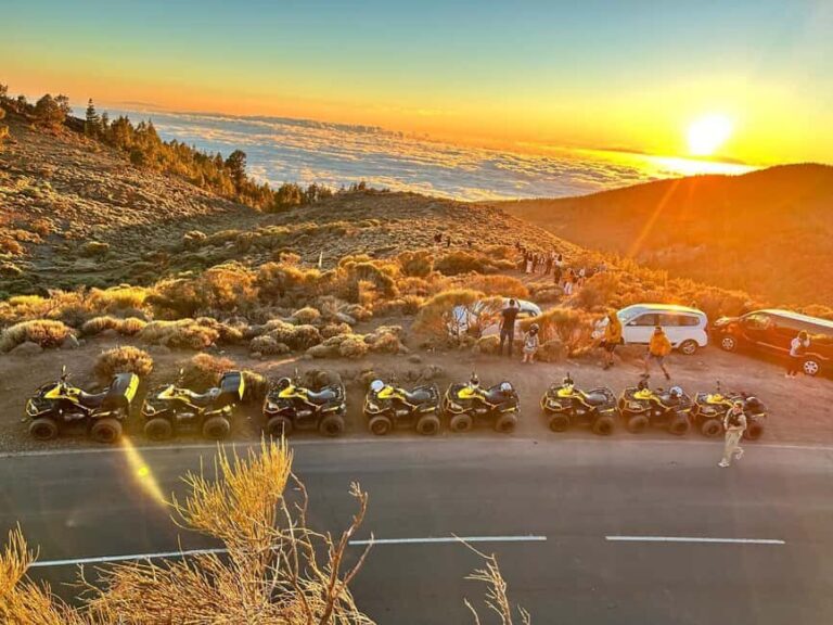 Quad biking at Mount Teide for the sunset - The Route & Key Stops