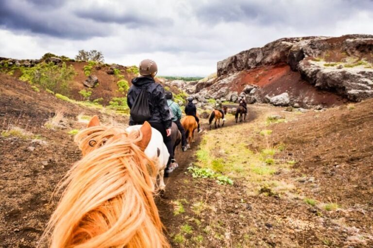 Reykjavik: Red Lava Horse Riding Tour - The Horseback Ride: Scenic and Educational