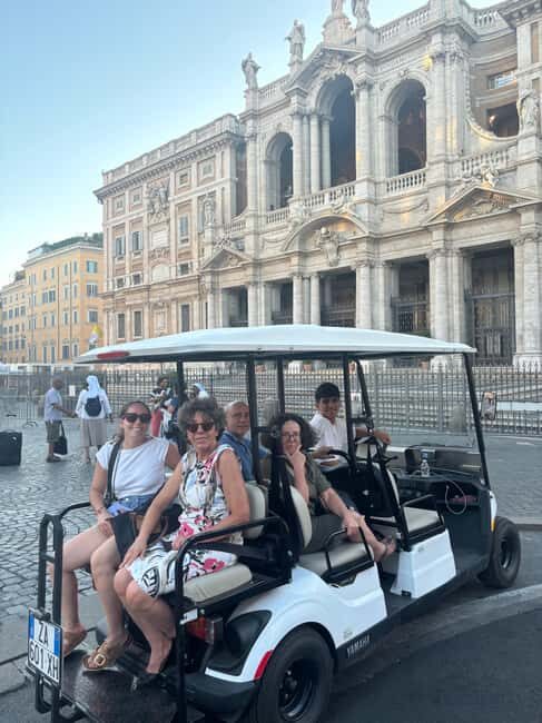 Rome: 3-Hour Private Golf Cart Tour with Culinary Tasting Included - The Food Tasting Experience