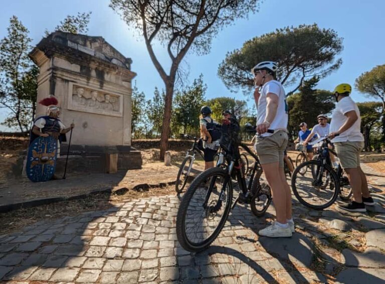 Rome: Appian Way, Catacombs & Aqueducts by eBike + Transfer - Key Points