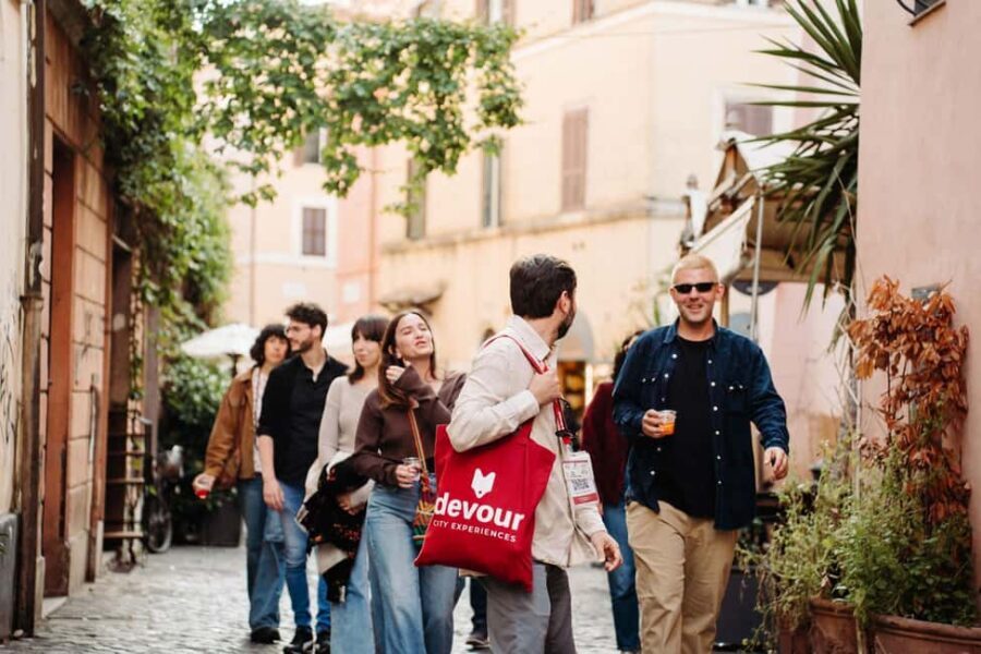 Rome Food Tour: Trastevere Aperitivo, Wine & Pasta Dinner - What to Expect on the Tour