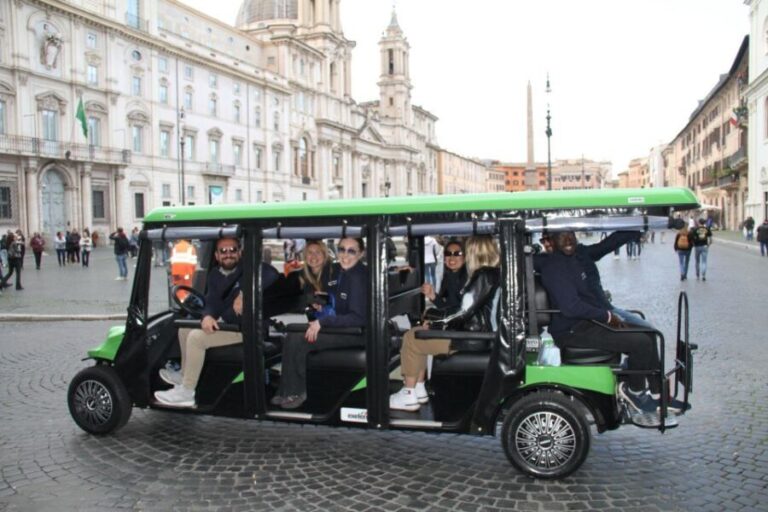 Rome: Golf Cart Tour with Artisanal Gelato Tasting - Why Travelers Love It