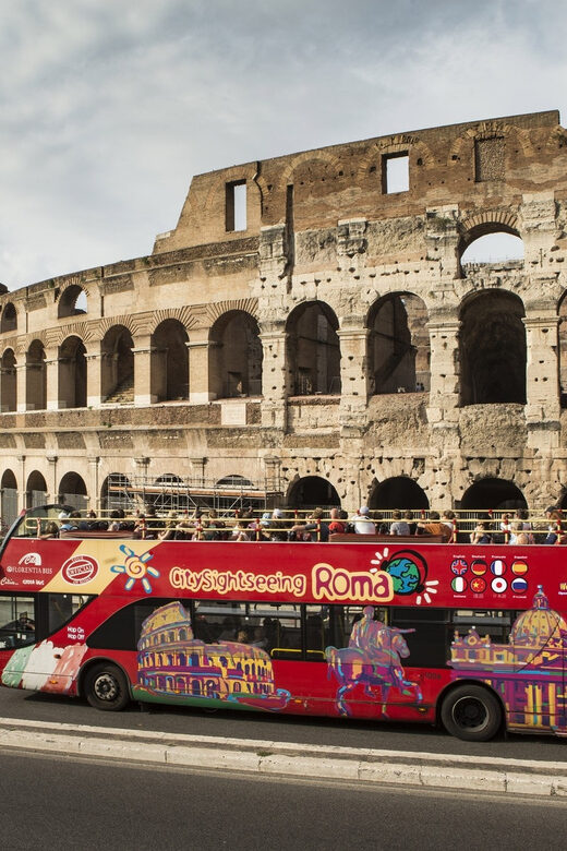 Rome: Hop-on Hop-off Bus Tour and Colosseum Experience - Detailed Breakdown of the Itinerary