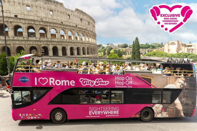 Rome: Hop-on Hop-off Sightseeing Bus Tour with Audioguide - The Route and Stops - A Closer Look