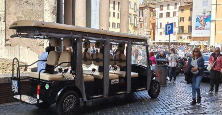 Rome: Night Tour of the City by Golf Cart (Private option) - The Itinerary Breakdown