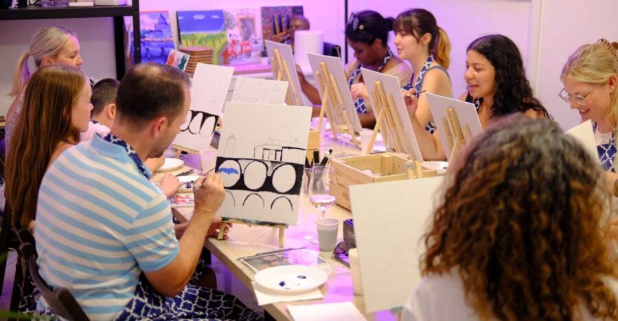 Rome: Painting Class with Unlimited Wine - The Itinerary: What to Expect During the 2.5 Hours