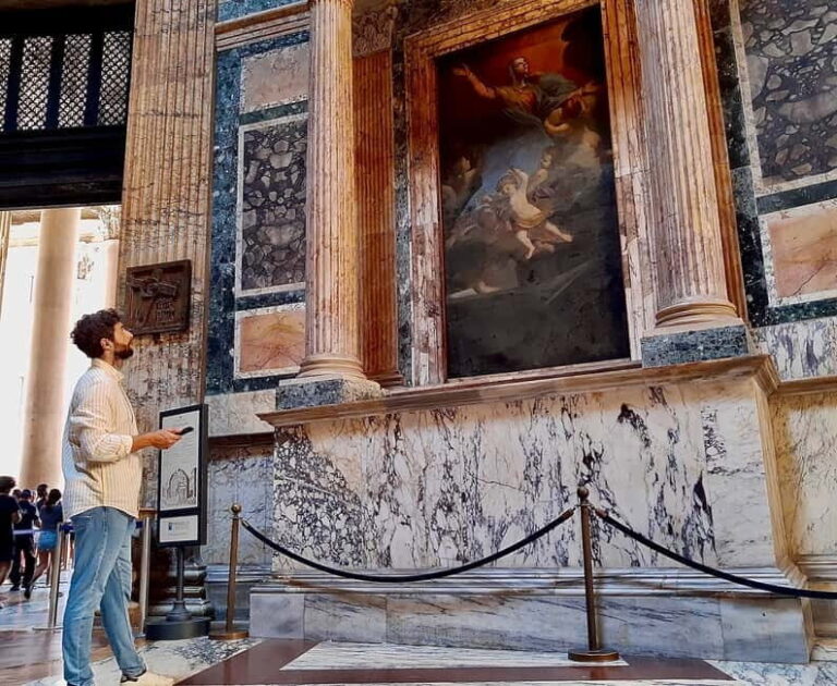 Rome: Pantheon Priority Entry Ticket & Interactive App - What the Experience Feels Like
