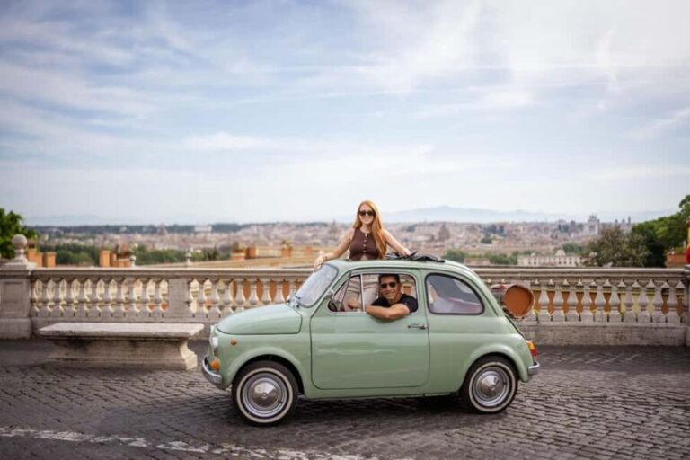 Rome: Photoshoot Service with Vintage Fiat 500 - The Itinerary Breakdown & What You Can Expect