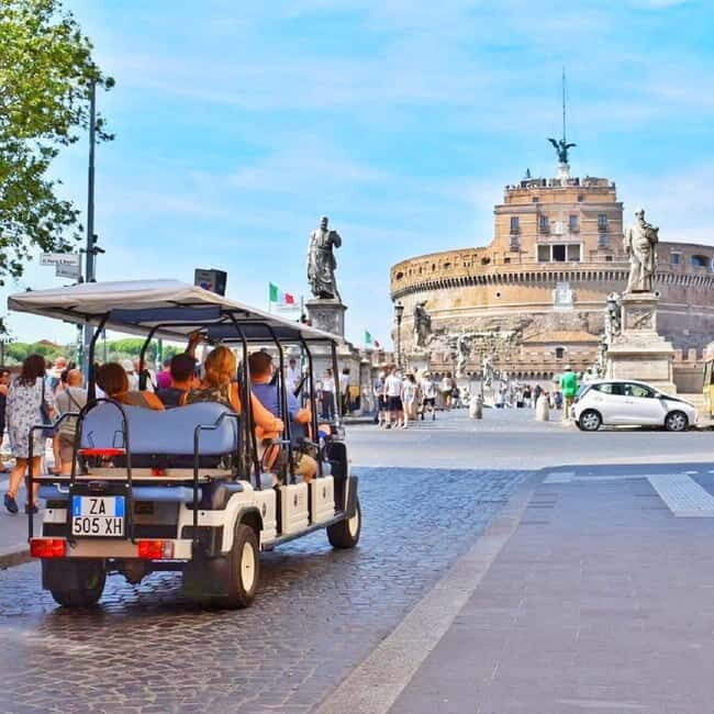 Rome: Private Golf Cart Tour with Local and Artisanal Gelato - What to Expect from the Tour