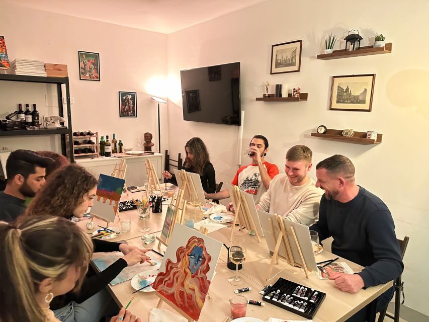 Rome: Small-Group Art Class with Wine - The Itinerary in Detail