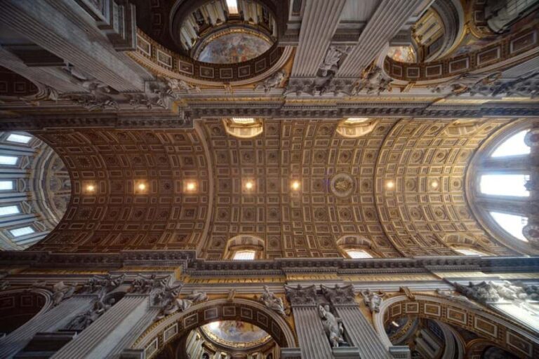 Rome: St.Peters Basilica, Tombs & Dome Tour Entry Ticket - Detailed Breakdown of the Itinerary