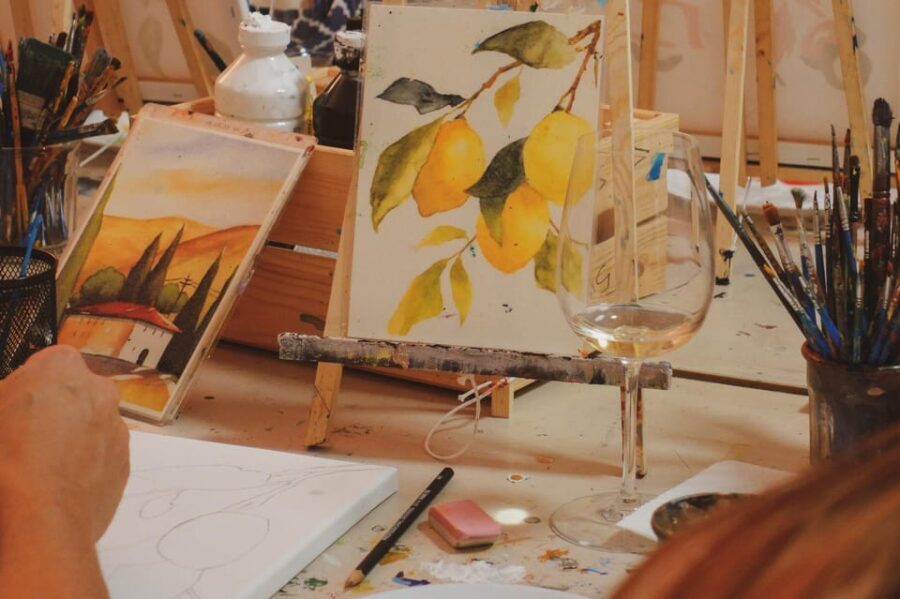 Rome: Tipsy Painting Class with Fine Wine and Arts - The Itinerary and Experience Breakdown