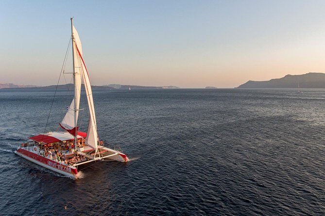 Sailing Catamaran Cruise in Santorini with BBQ, Drinks and Transfer - The Itinerary Breakdown: What You’ll Actually Do