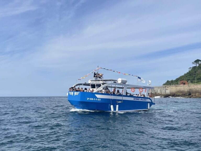 San Sebastian: Boat Tour with Stop at Santa Clara - What’s Not Included
