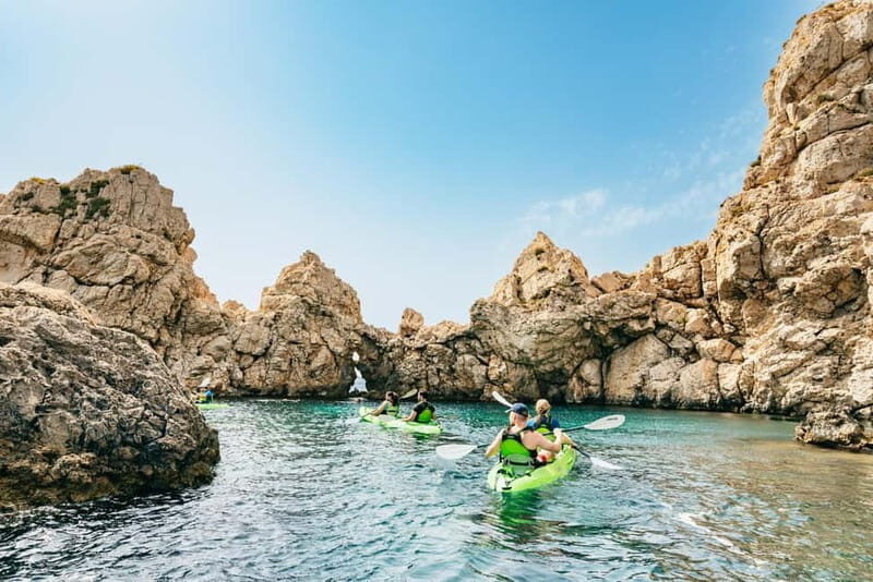 Santa Ponsa: Marine Reserve Kayak Tour - The Itinerary in Detail