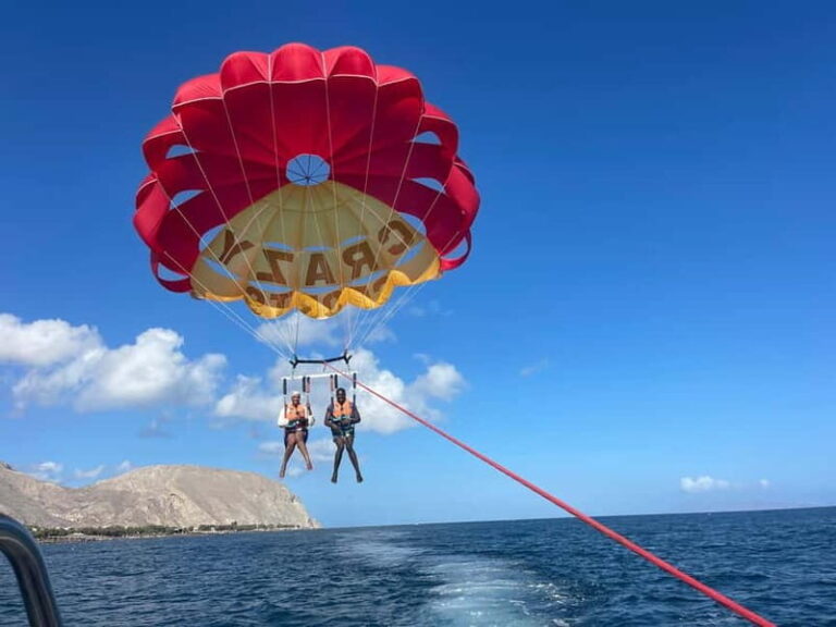 Santorini: Parasailing ExperiencePerissa,Perivolos,St.George - The Itinerary in Detail