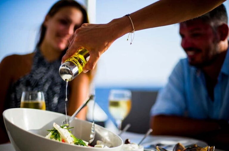 Santorini: Private Catamaran Cruise with BBQ Meal and Drinks - Extra Touches & Equipment