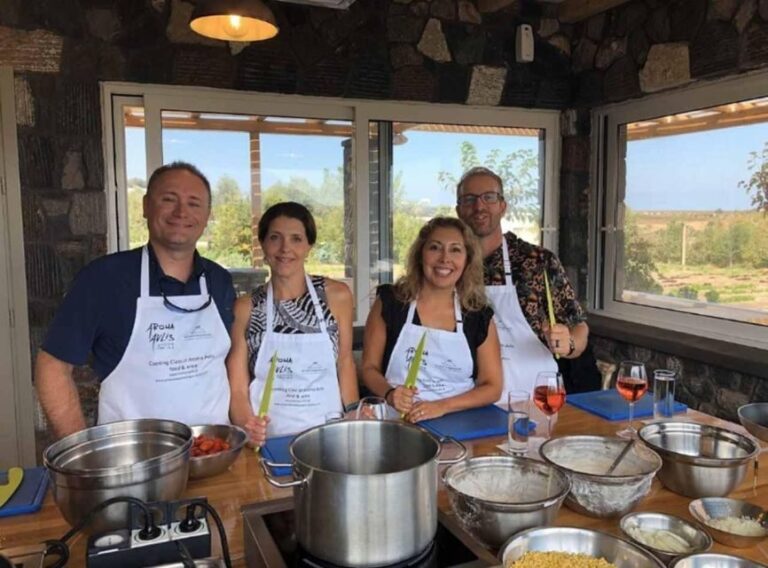 Santorini: Private Cooking Class and Wine Tasting Tour - The Culinary Experience