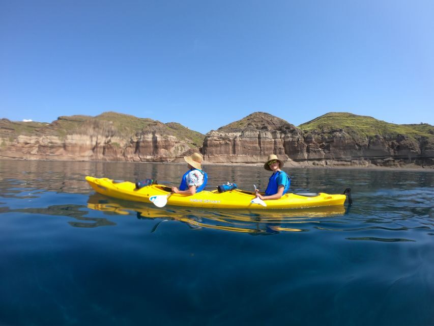 Santorini: Sea Caves Kayak Trip with Snorkeling and Picnic - What’s Included and Why It Matters