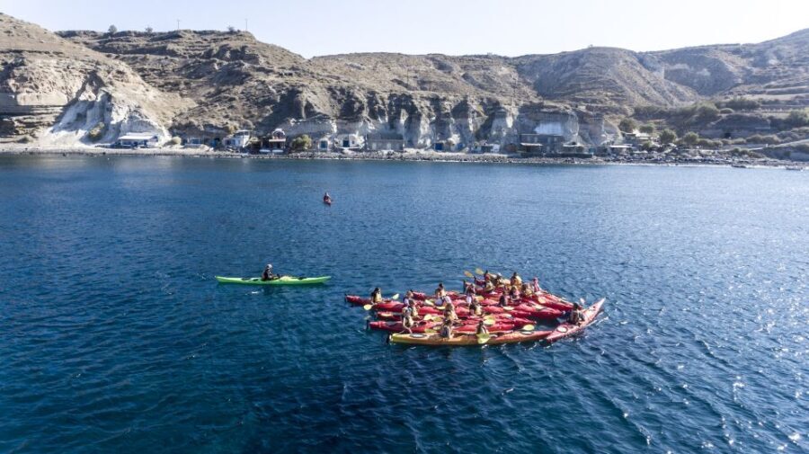 Santorini: Sea Kayaking with Light Lunch - The Guides and Group Dynamics