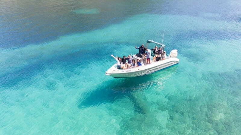 Saranda: Boat Tour to 7 Destinations with Beach Umbrella - What to Expect Onboard