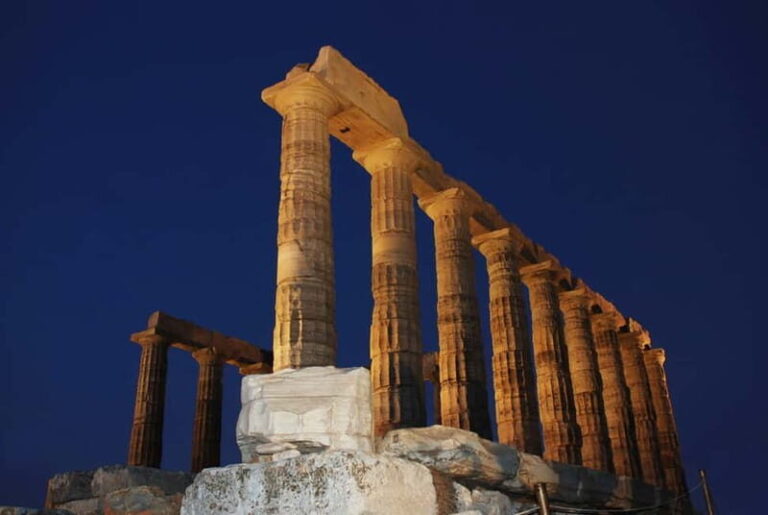 Sounion tour with Official Guide &ticket for Poseidon Temple - The Magnificent Temple of Poseidon