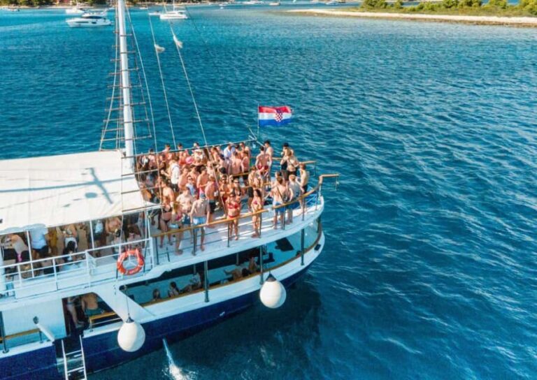 Split: Blue Lagoon Boat Party, Djs, Swim, Shots & AfterParty - The Itinerary in Detail