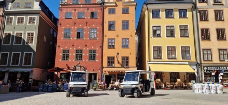 Stockholm Private Golf Cart Tours - The Itinerary: What You Can Expect