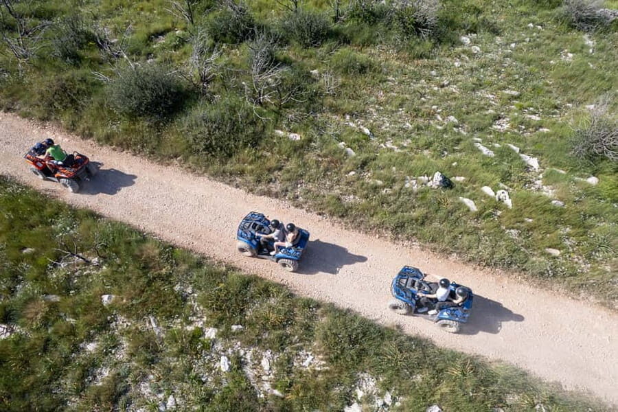 Trogir, edno: iovo Island 100% Off-Road Quad ATV Tour - Detailed Breakdown of the Itinerary