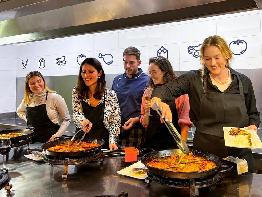 Valencia: Paella Cooking Class with Central Market Tour - Itinerary Breakdown and Experience Details