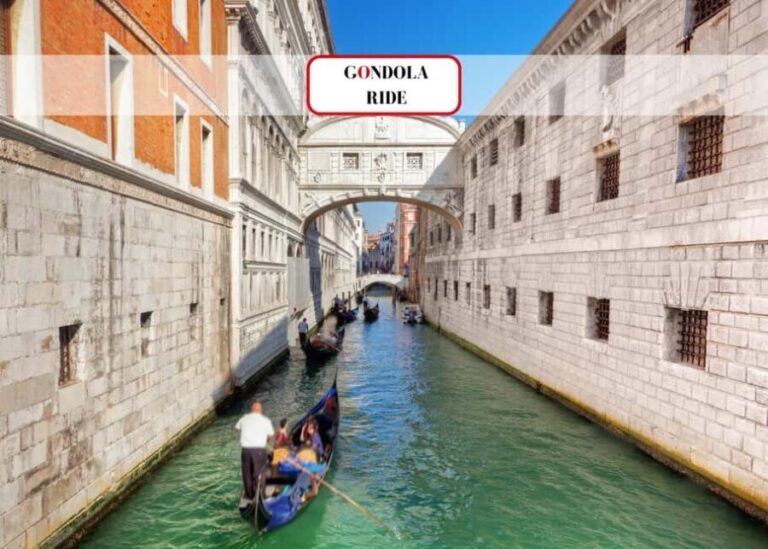 Venice: Crafted Gondola Under Breathtaking Bridge of Sighs - The Itinerary: A Journey Through Venice’s Key Sites