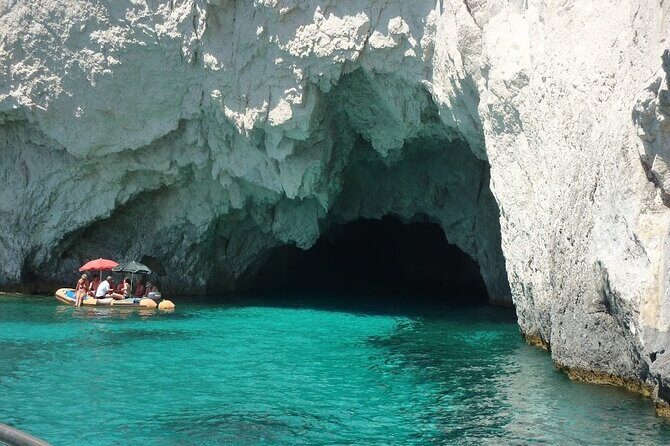 Zakynthos: Marathonisi, Cameo Island and Keri Caves Tour - Transportation and Group Size
