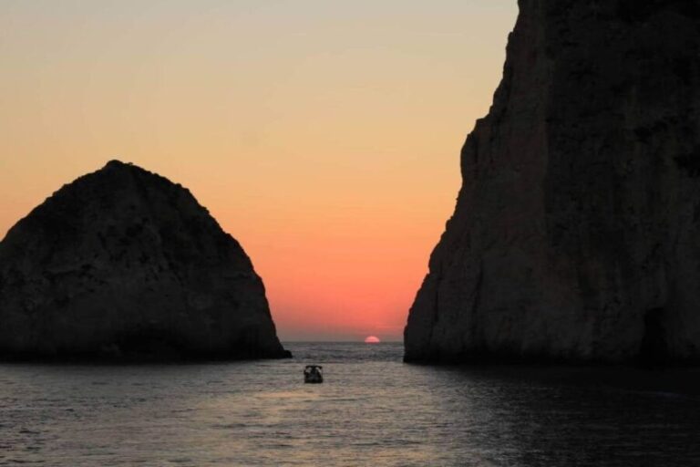 Zakynthos: Mizithres Sunset Cruise with Swimming & Turtles - The Highlights in Detail